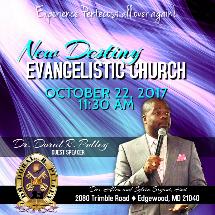 NDEC Preaching Engagement Template | PosterMyWall