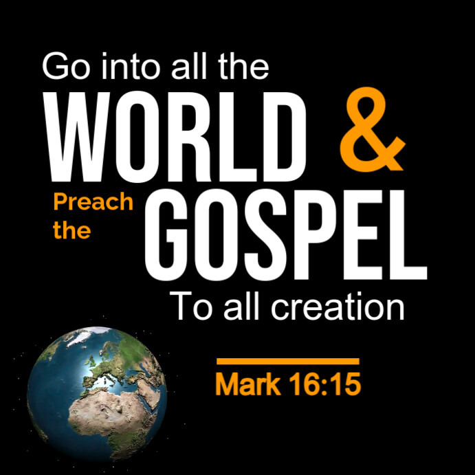Copy of Preaching the gospel design template | PosterMyWall