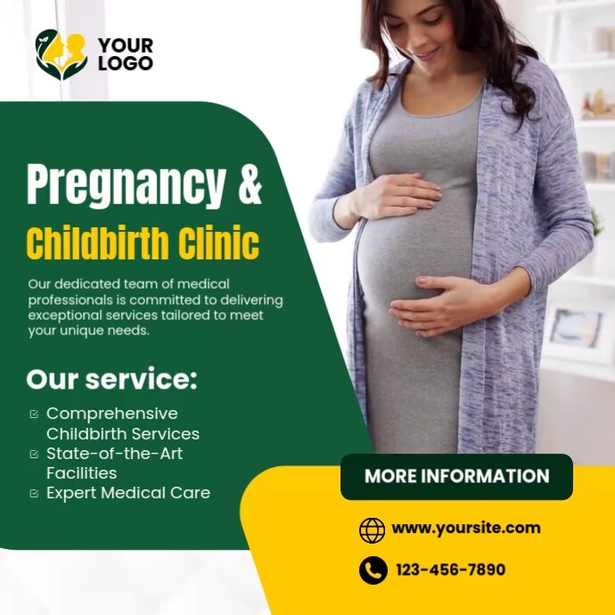 Copy of Pregnancy & Childbirth Clinic | PosterMyWall