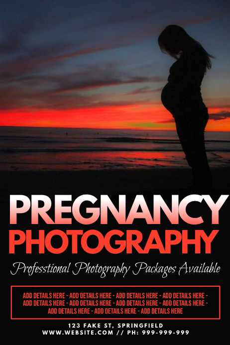 Copy of Pregnancy Photography Poster | PosterMyWall