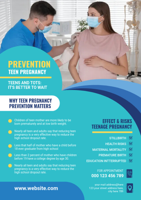Pregnancy prevention education Template | PosterMyWall