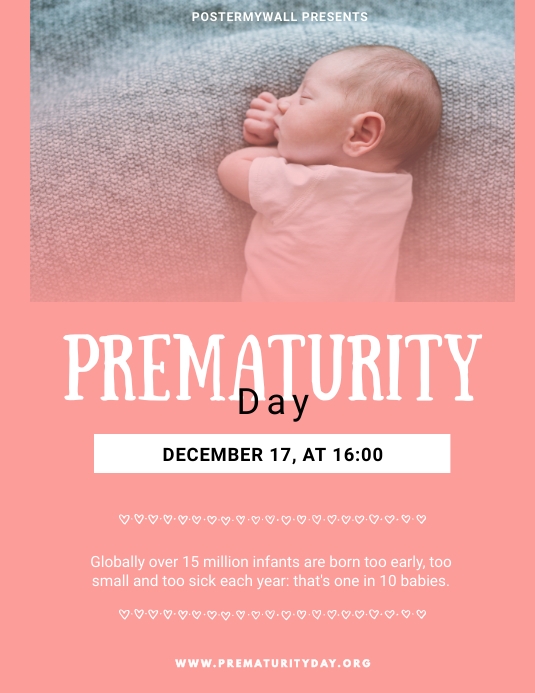 Copy of PREMATURITY DAY | PosterMyWall