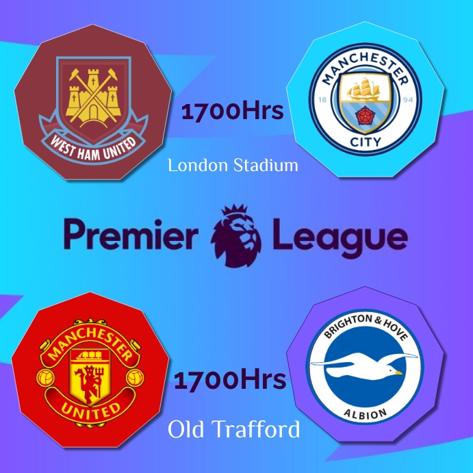premier league Template | PosterMyWall
