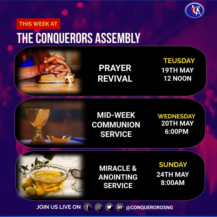 Premium Church Flyer Order of service Design Template | PosterMyWall