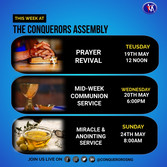 Premium Church Flyer Order of service Design Template | PosterMyWall