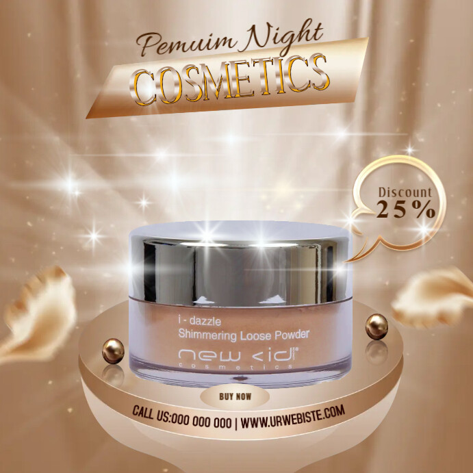 Premium Cosmetics Ads Template | PosterMyWall