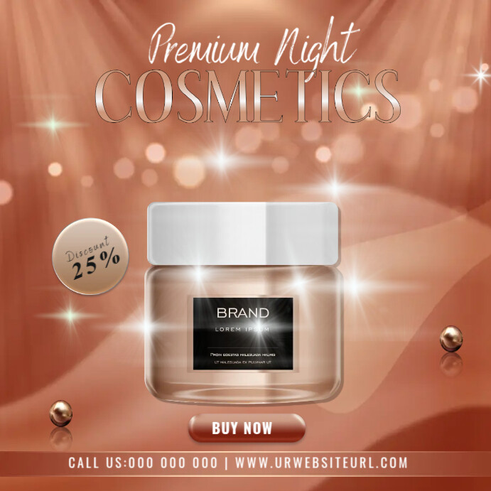 Premium Cosmetics Ads Template | PosterMyWall