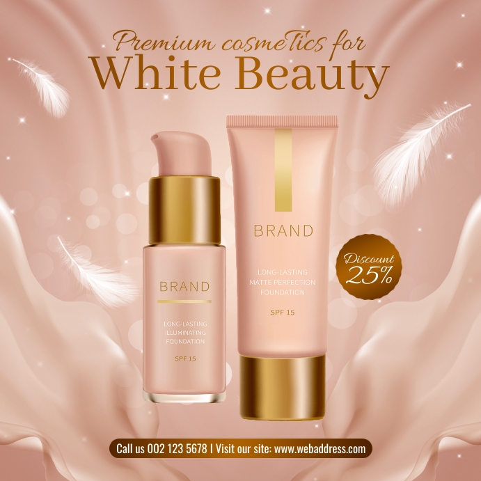 Copy of Premium Cosmetics | PosterMyWall