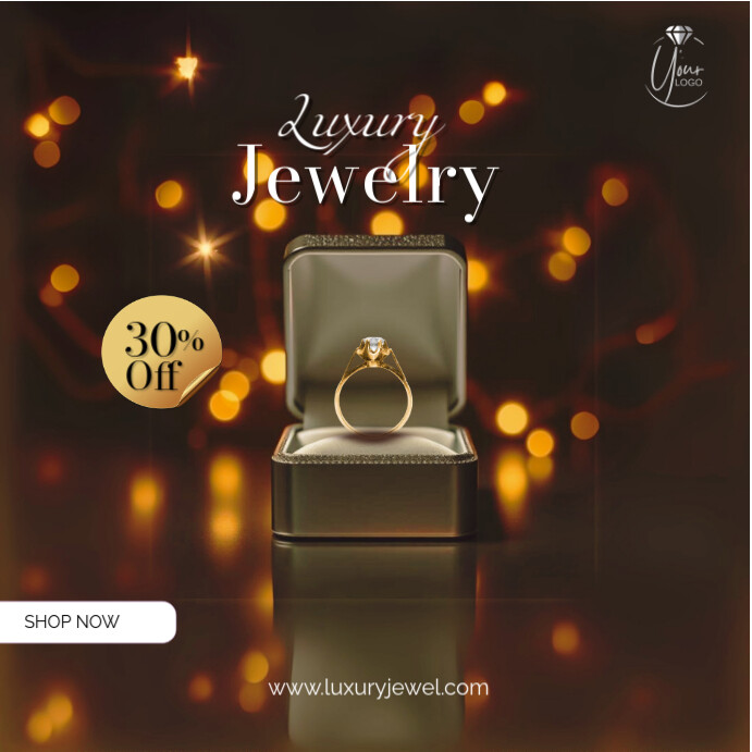 Premium Diamond Ring Instagram Post Templat | PosterMyWall