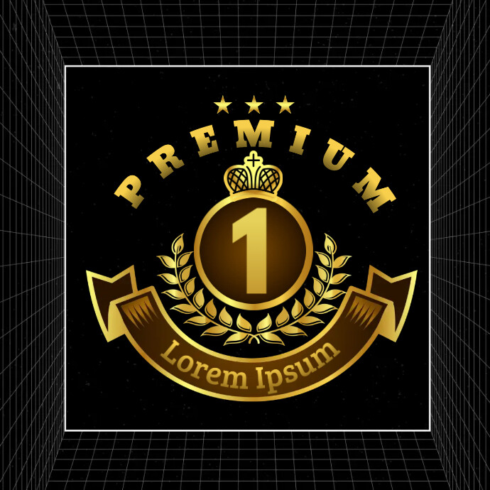Copy of Premium Gold Logo | PosterMyWall