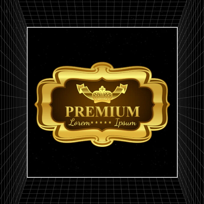 Copy of Premium Label Template | PosterMyWall