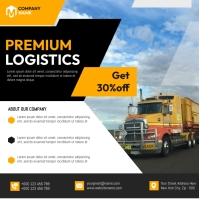 Premium Logistics Template | PosterMyWall