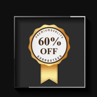 Premium Logo Sticker Template | PosterMyWall