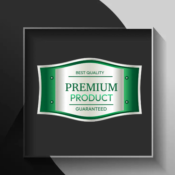 Copy of Premium Product Label | PosterMyWall