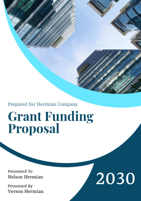 Grant Funding Proposal-Document (A4) Template | PosterMyWall