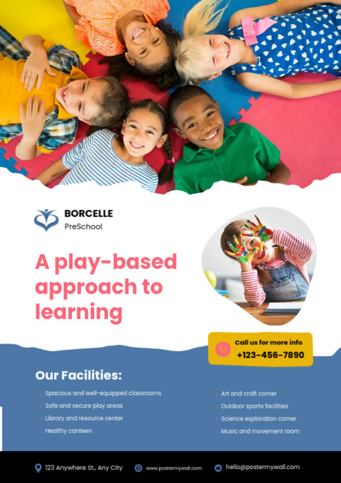 preschool admission template | PosterMyWall