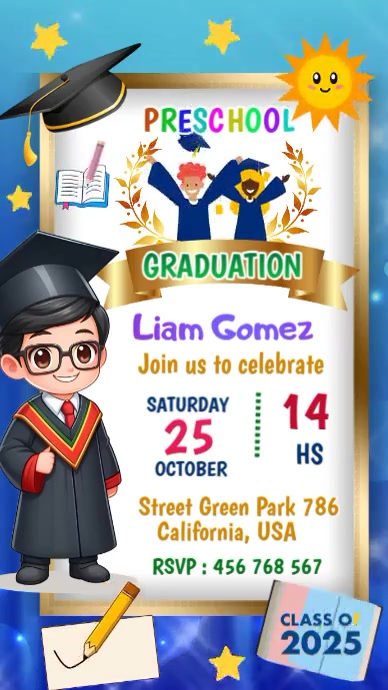 Preschool Graduation Party Clip Art