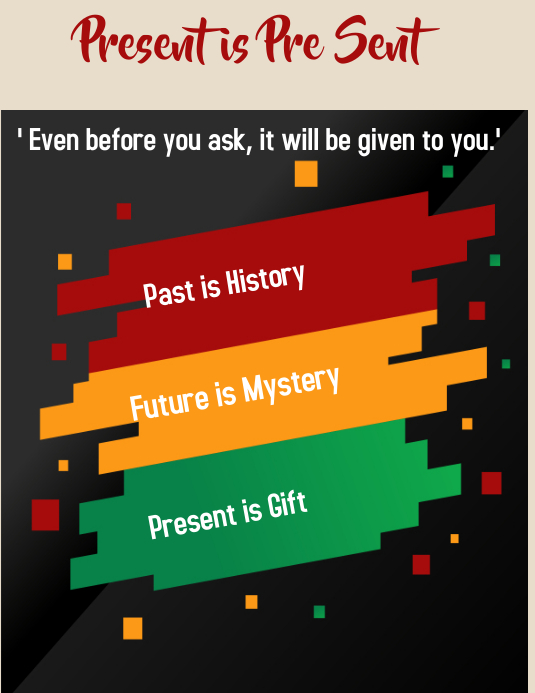 present is pre sent, God's Generosity Template | PosterMyWall