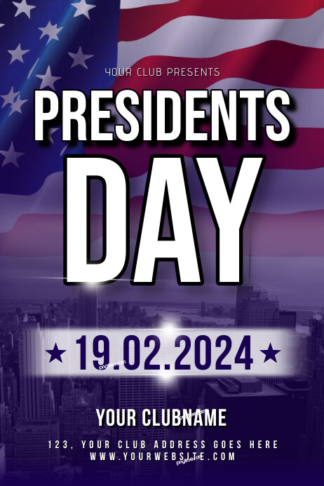 President's Day Template | PosterMyWall