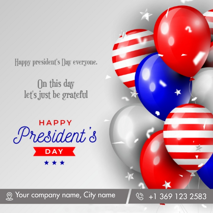 President's day Template | PosterMyWall