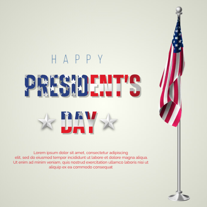 President's Day Template | PosterMyWall