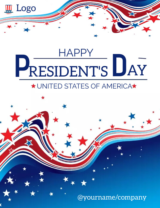 Plantilla de President's Day Editable Flyer Design Templat | PosterMyWall