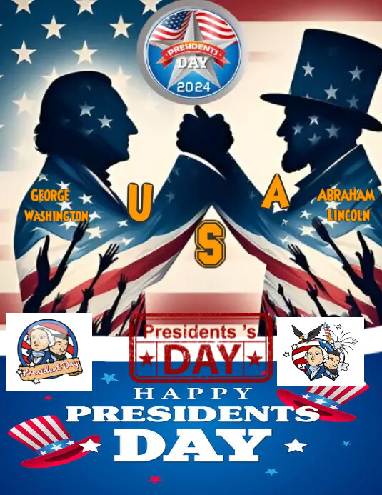 President's Day Editable Free Flyer Template | PosterMyWall