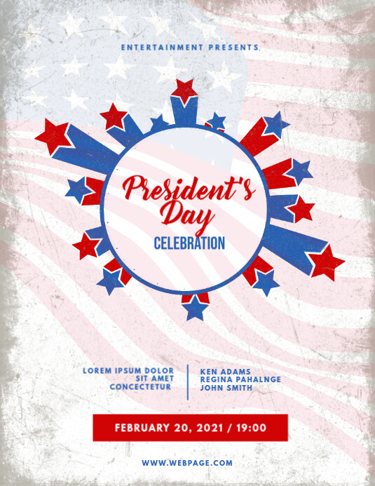 Copia de President's Day Event Flyer Template | PosterMyWall