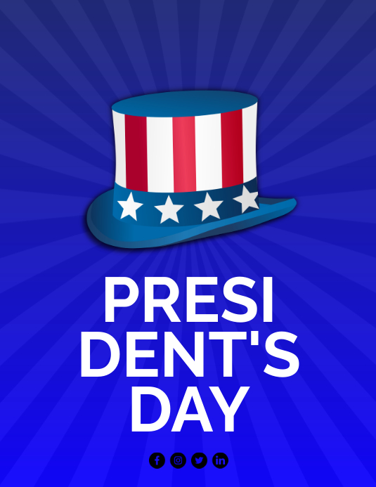 President's day flyer ad Template | PosterMyWall
