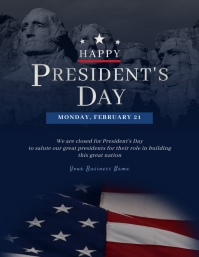 PRESIDENT'S DAY FLYER Template | PosterMyWall