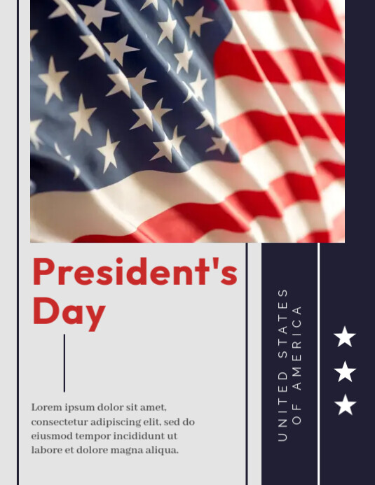 president's day flyer template | PosterMyWall