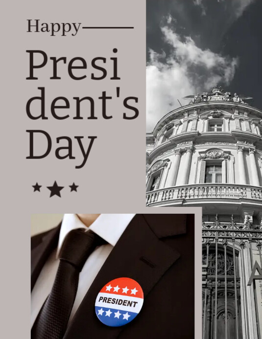 president's day flyer template | PosterMyWall