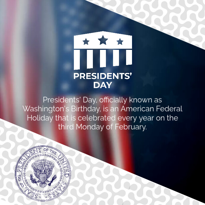 Copy of President's Day Instagram Post | PosterMyWall