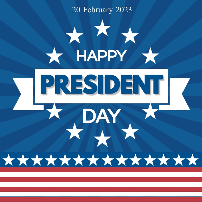President's Day Instagram Post. Template | PosterMyWall