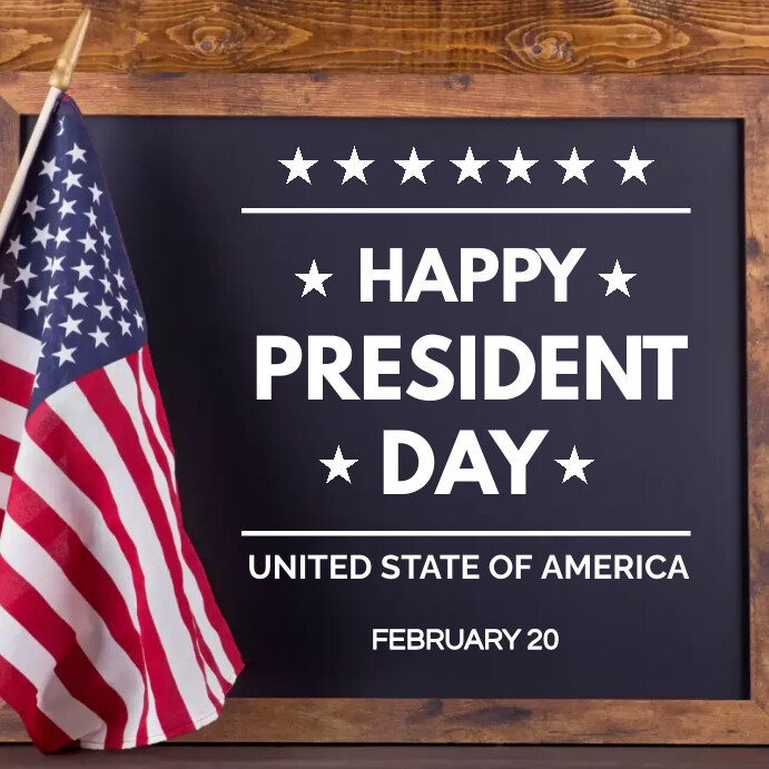 President's Day Instagram Post. Template | PosterMyWall