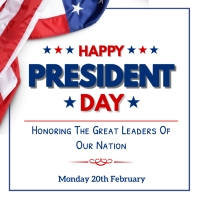 Happy President day Instagram post Template | PosterMyWall