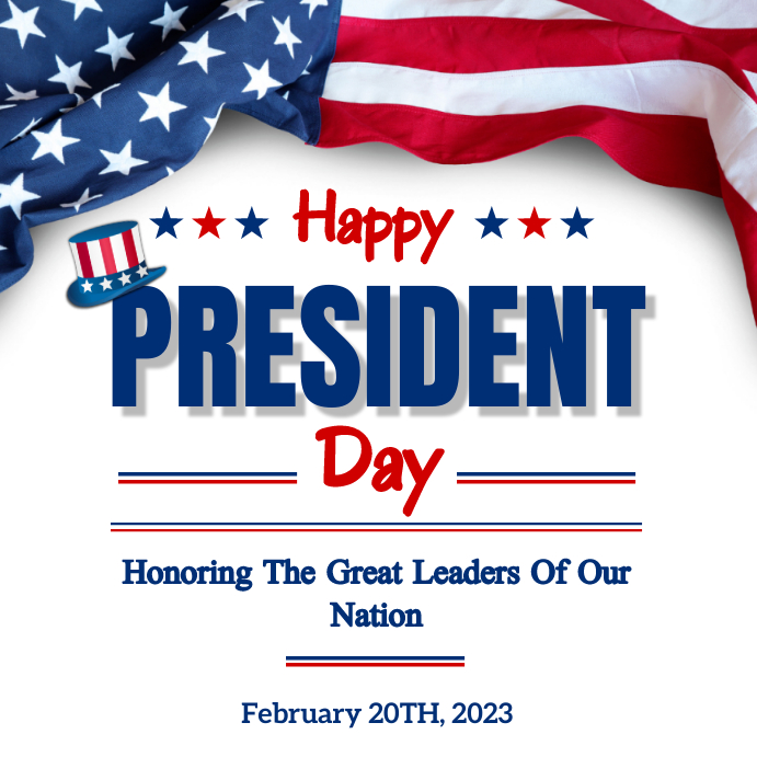 President's Day Instagram Post. Template | PosterMyWall