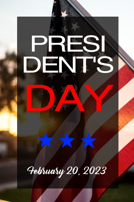 President's day poster Template | PosterMyWall