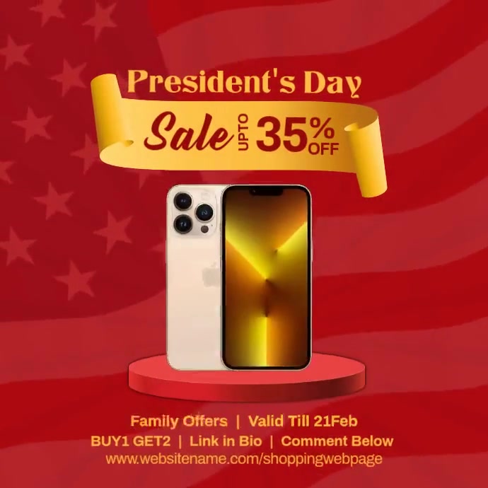 President's Day Sale Ad Template | PosterMyWall