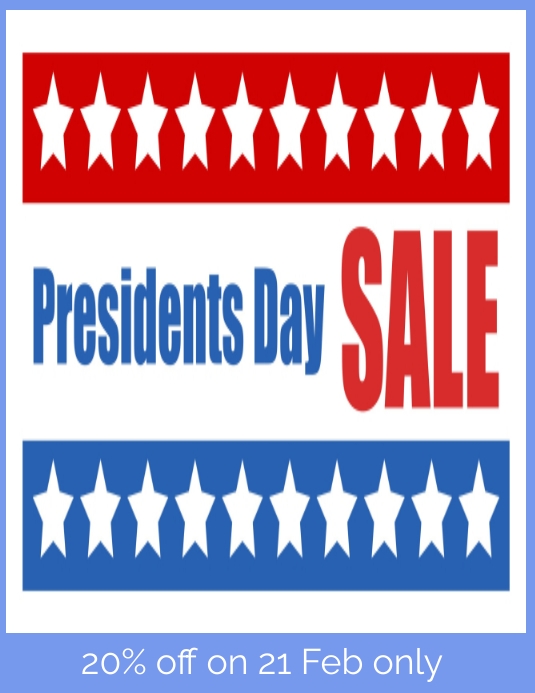 president's day sale Template | PosterMyWall