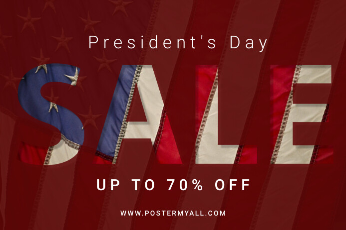 Copy of President's Day sale flyer template | PosterMyWall