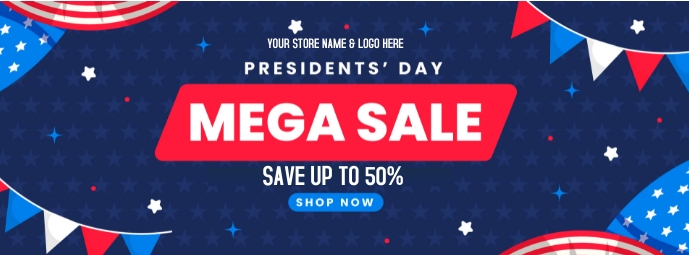 PRESIDENT'S DAY SALE Template | PosterMyWall