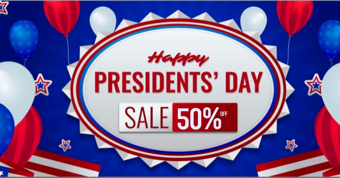 PRESIDENT'S DAY SALE Template | PosterMyWall