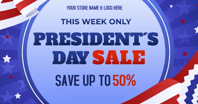 PRESIDENT'S DAY SALE Template | PosterMyWall