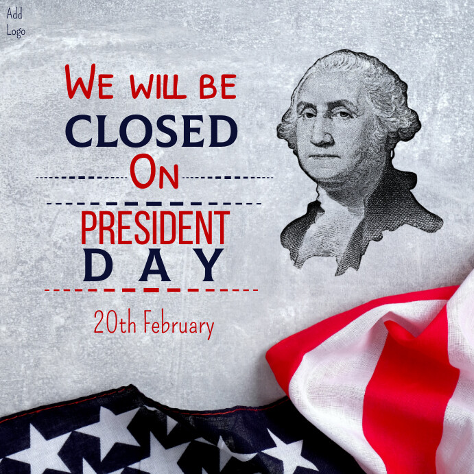 president day announcement, president day (1) Template | PosterMyWall