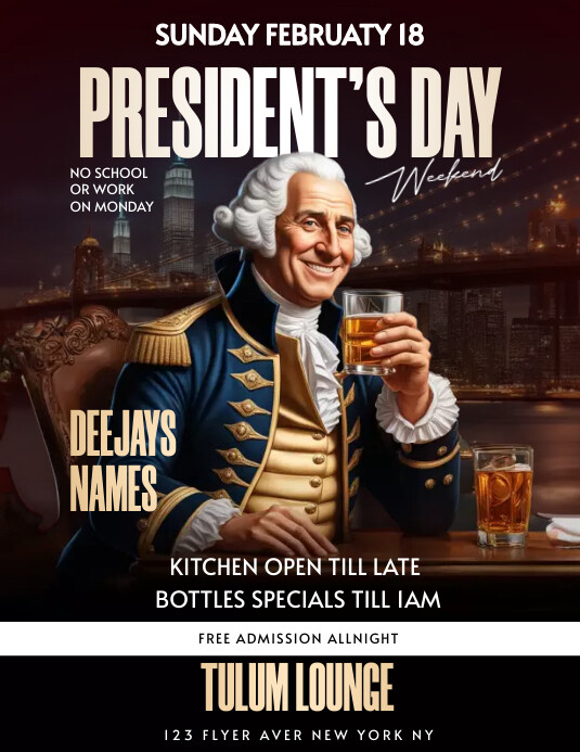 Copy of president day flyer | PosterMyWall