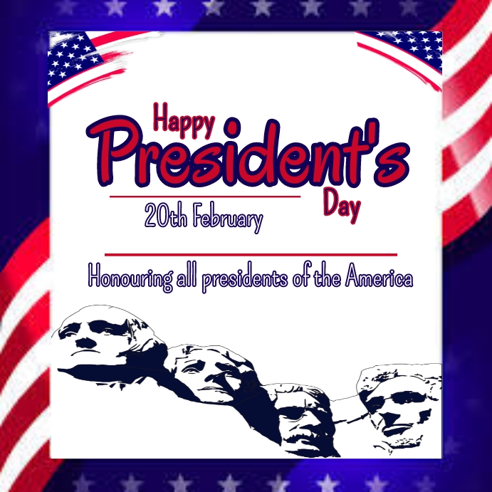 president day instagram template | PosterMyWall