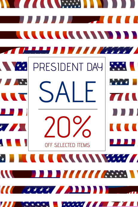 president day sale poster template | PosterMyWall