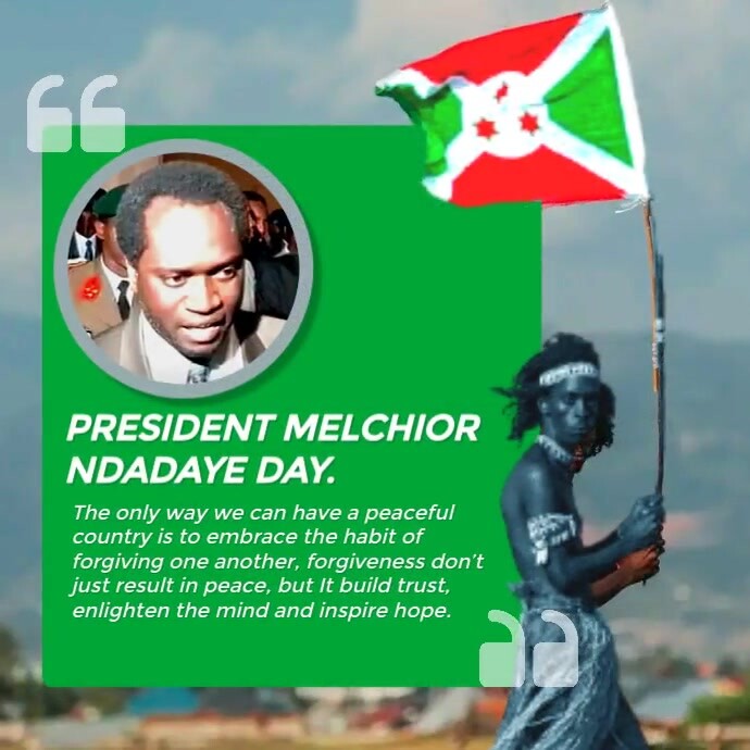 Plantilla de PRESIDENT NDADAYE DAY (1) | PosterMyWall