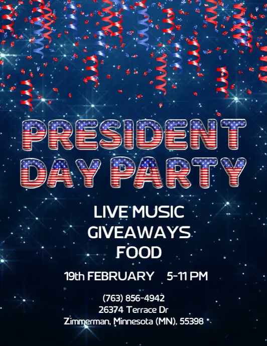 Copy of President party | PosterMyWall